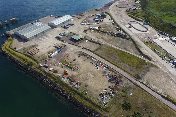 Extensive Lay Down Area - Kishorn Port