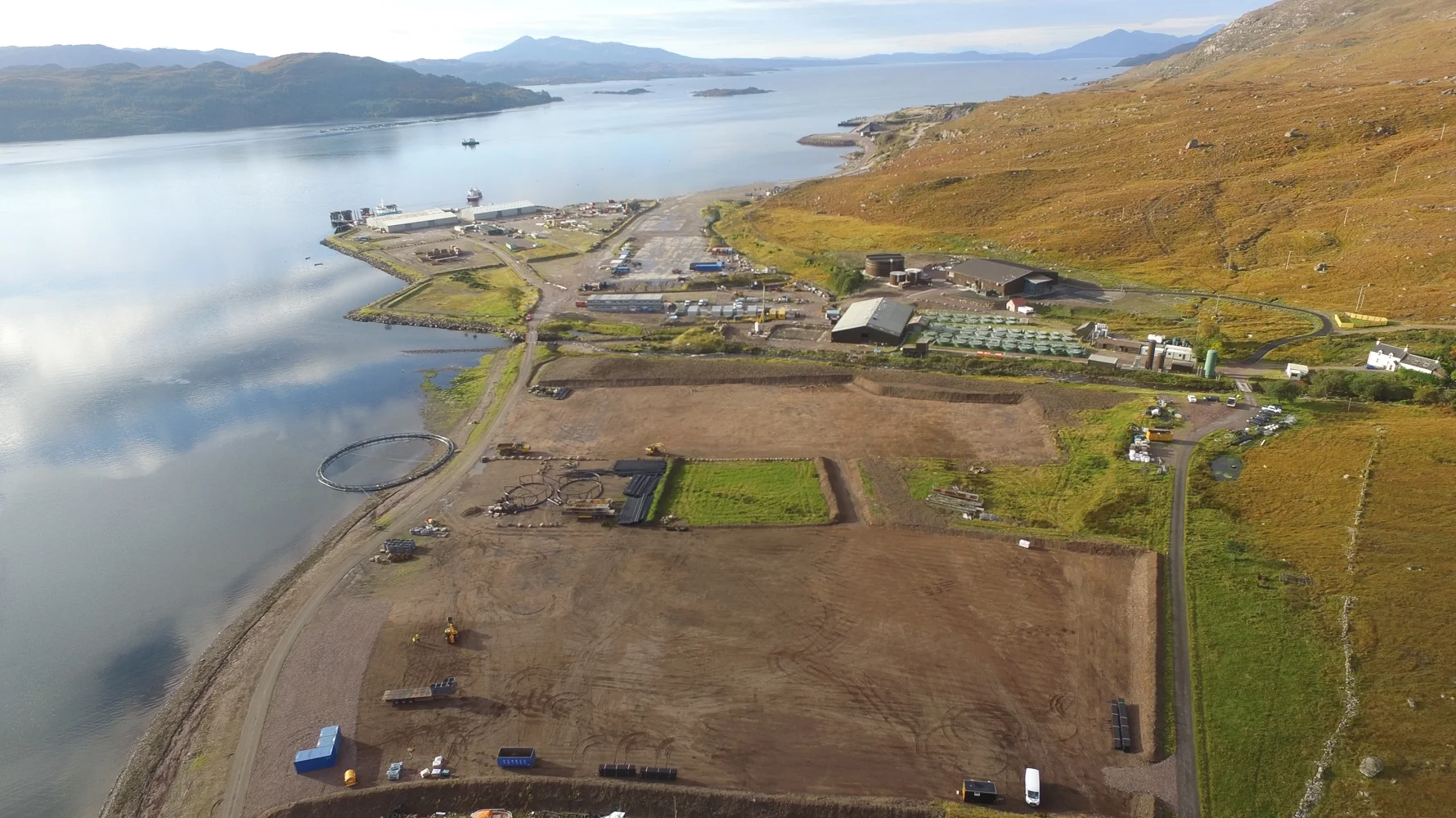 Extensive Lay Down Area - Kishorn Port