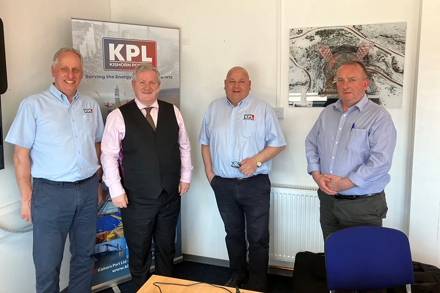 VIP Visit to Kishorn Port - Kishorn Port