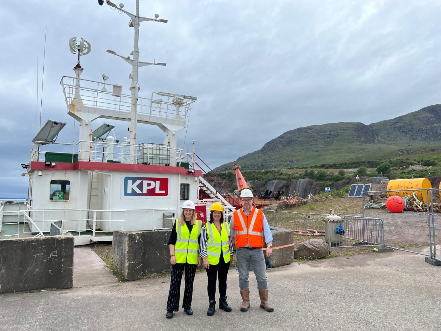 Kishorn Port welcomes guests - Kishorn Port